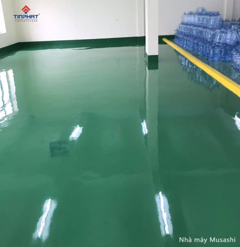 Sơn sàn nhà xưởng nhà máy Musashi Nhật Bản - Sơn Epoxy Tín Phát